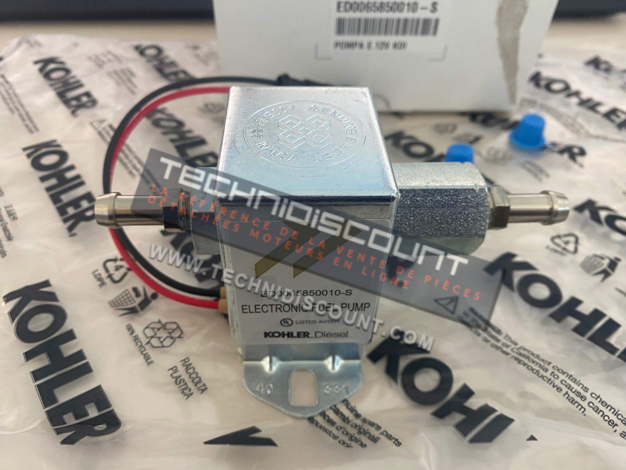 Pompe alimentation gasoil 12v kohler ed0065850010-s lombardini 6585.001 ...