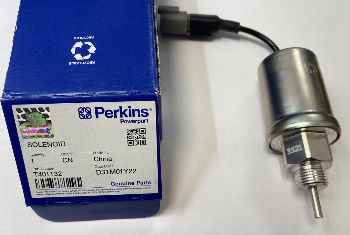 Electrovanne / solenoide arret 12v perkins t401132 perkins 4197640