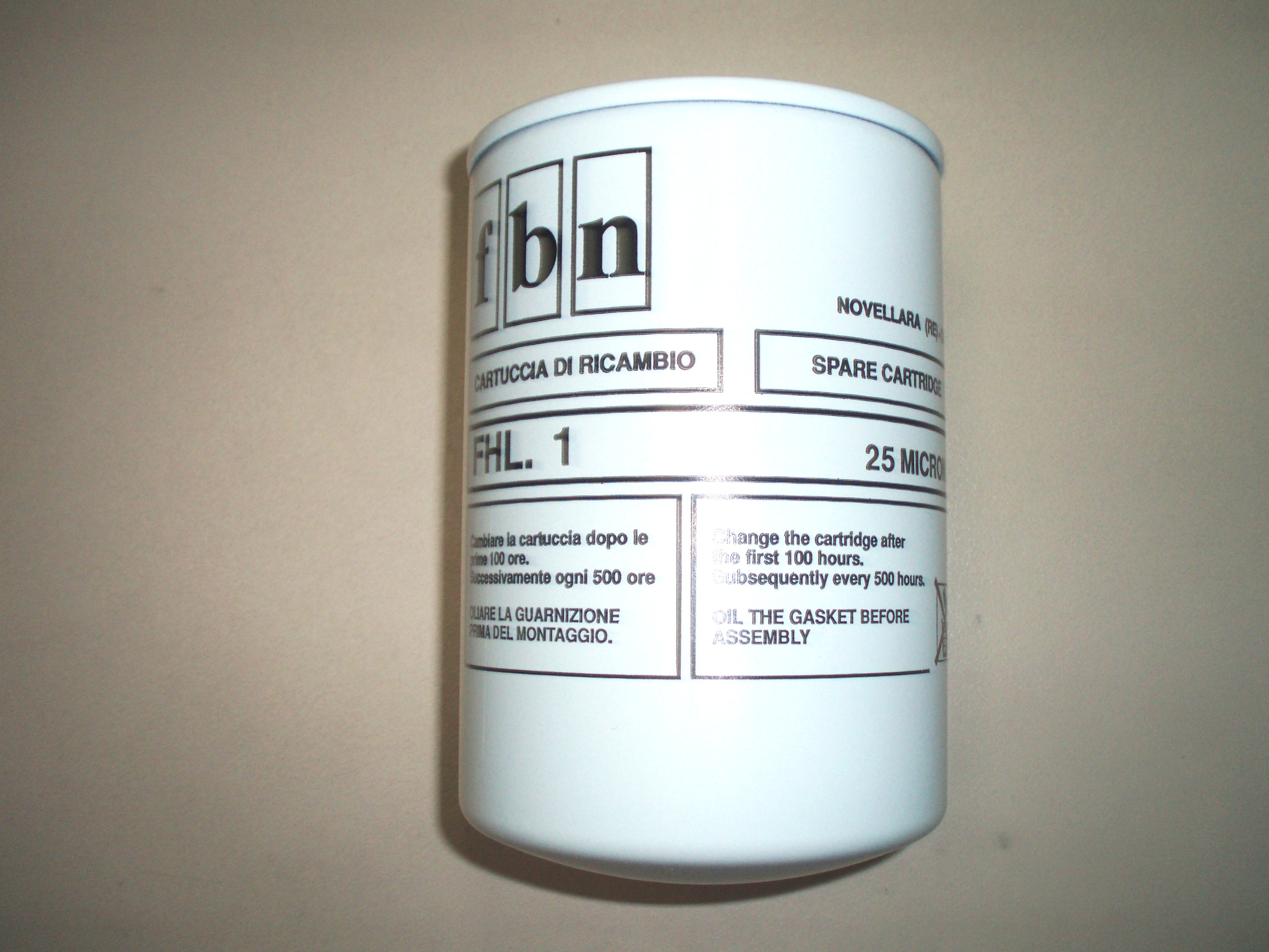 Filtre hydraulique spin-on 3/4" - 25 microns fhl.1m25 - cermag 80875 ...