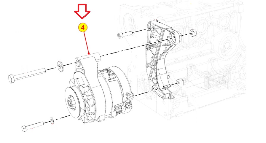 Alternator bosch f 002 g90 078 / vm motori 38522072a 38522239f / 14v ...
